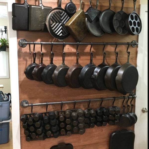 Metal S Hook, Plumbing Pipe Rack, Pot Rack Hooks, Industrial Pot Rack ...