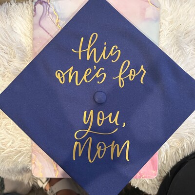 1 Peter 1:6 Graduation Cap Vinyl Decal, Handlettered Modern Calligraphy ...