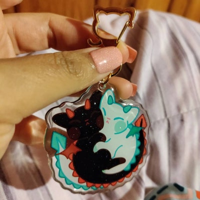 CSM Blood Devil & Nyako Acrylic Charm/keychain - Etsy