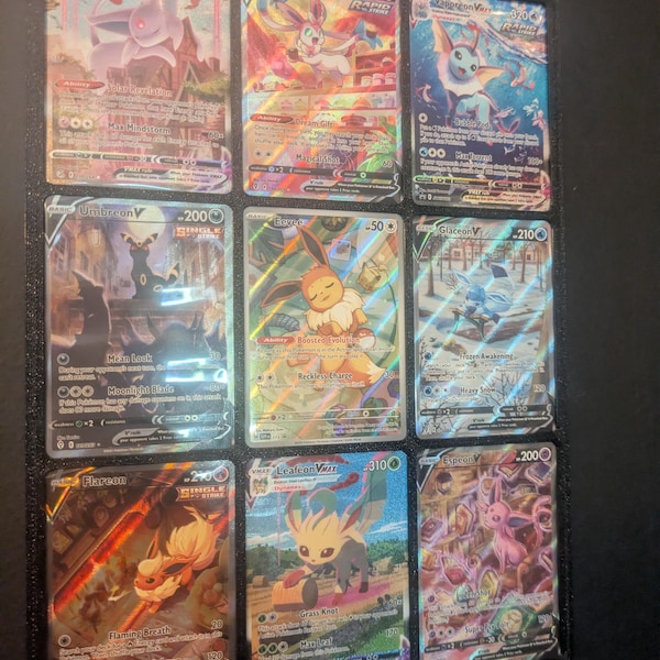 Pokémon Card Display Stand – Riser Frame With Sleeves - Etsy
