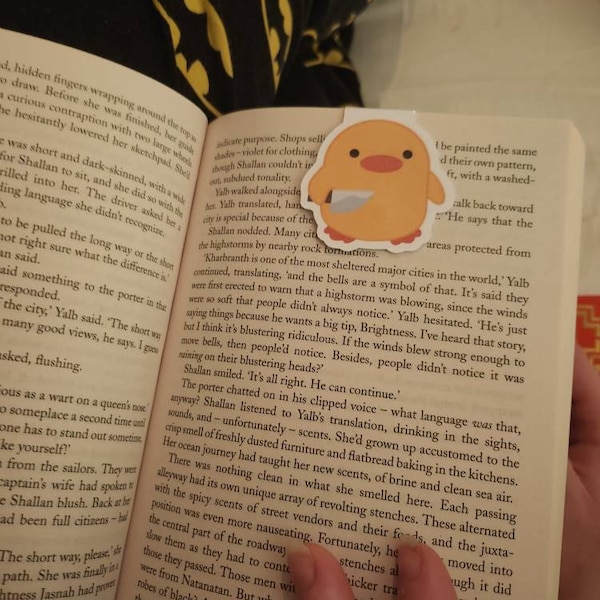 Dark Humor Duck Magnetic Bookmark - Book Lover Gift - Etsy