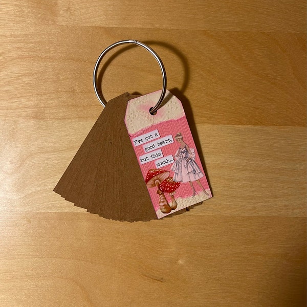 Elegance Pink Hidden Paperclip Bookmark - Etsy