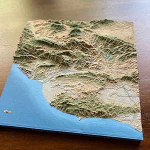 K2 Model Painted Wall Art, 3D Printed Mountain Replica, Seven Summits ...