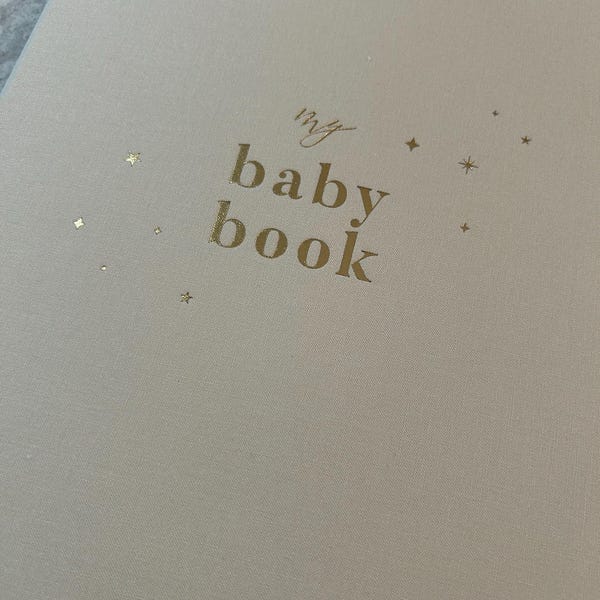 My Baby Book, Baby Memory Book - Pearl - Baby Record Book, Folder ...