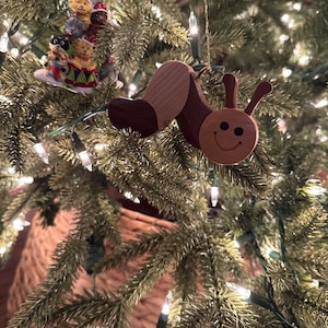 LADYBUG CHRISTMAS ORNAMENT Wood Carving. A Charming Little Bug - Etsy