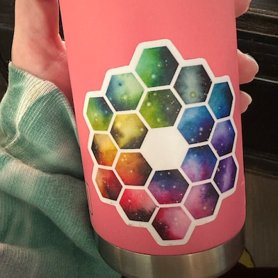 Sticker // Vinyl Holographic Periodic Table Science Art 3 - Etsy