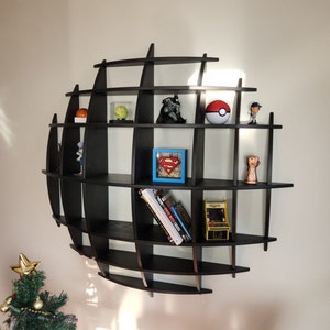 Floating Wall Shelf, Round, Sphere, Shelving Unit - Etsy