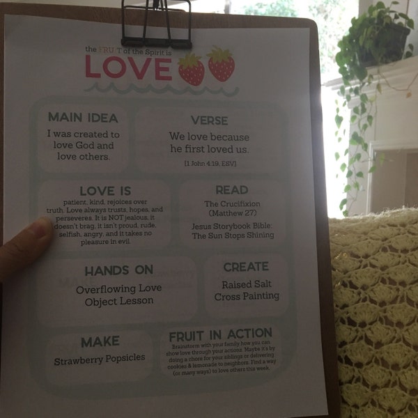 PRINTABLE Fruit of the Spirit Bible Activity Pack | Bible Activity ...