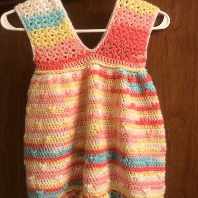 Crochet Dress PATTERN Little Miss Sunshine Dress sizes up to 8 Years ...