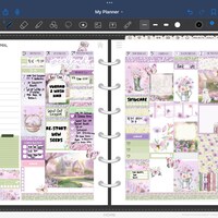 2023 Goodnotes Stickers, 2023 Black & White Digital Calendar ...