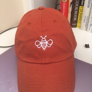 BEE Baseball Hat, Embroidered Dad Cap Save the Bee Insect Honey ...