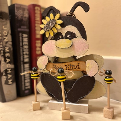 Set of Mini Bees Decor Bumble Bee Decor Honey Bee Decor Bumblebee ...