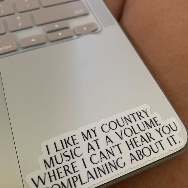 Country Music Sticker - Etsy