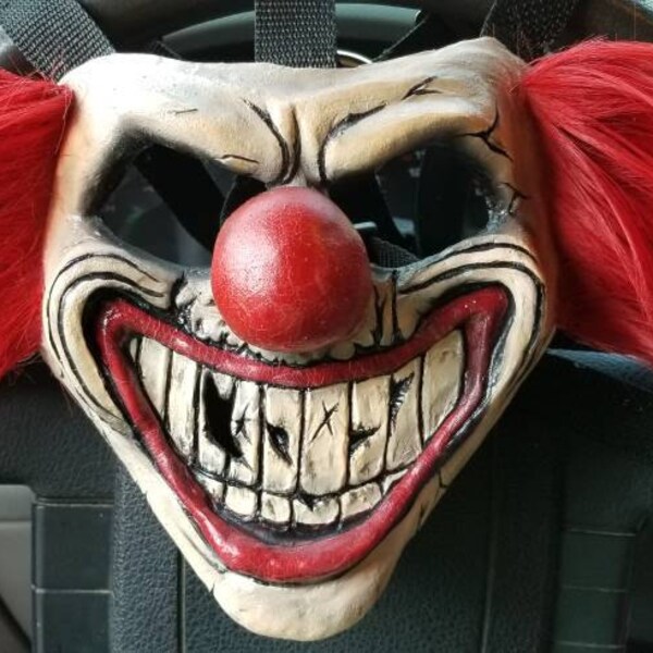 Twisted Metal Sweet Tooth Clown Latex Mask ! - Etsy