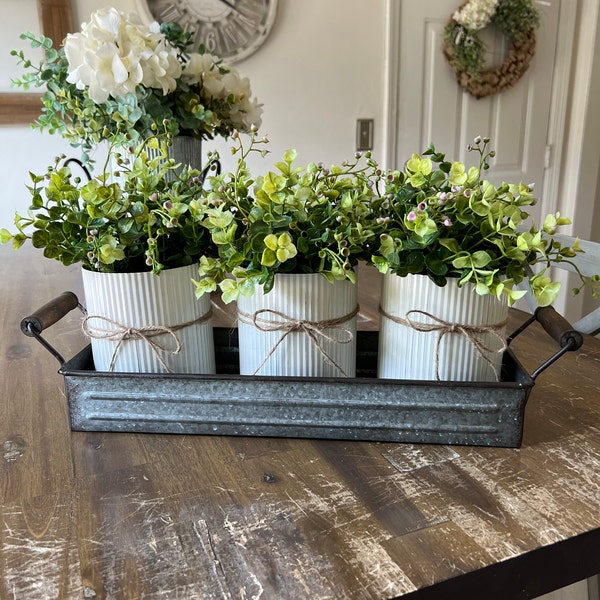 Modern Farmhouse Table Centerpiece, Table Centerpiece, Rustic Table ...