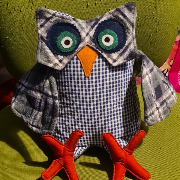 Owl Plush Toy Sewing Pattern PDF INSTANT DOWNLOAD - Etsy