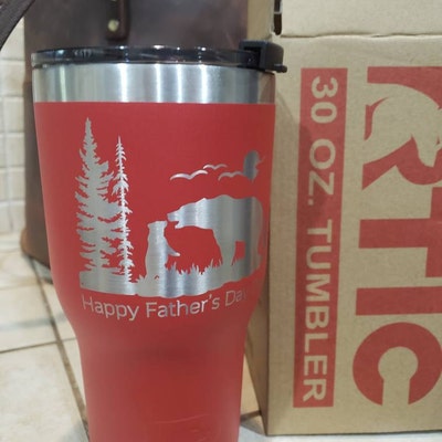 RTIC Customized 30 Oz Vacuum Sealed Engraved Tumbler Personalized ...