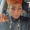Ankara African Print Headdress Crown With Metallic Detail. Red & Gold ...