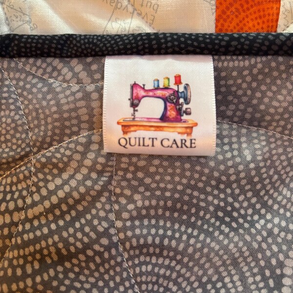 Quilt of Valor Label , Canadian Custom Corner Quit Label - Etsy