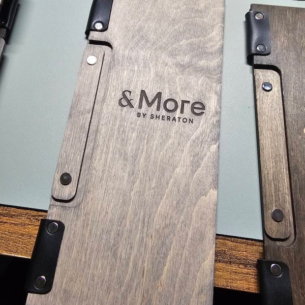 Wine List Menu Cover, Wooden Bar Menu, Menu, Menu Cover, Restaurant ...