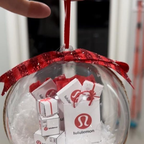 Lululemon Ornaments, Christmas Ornament, Holiday Decorations ...
