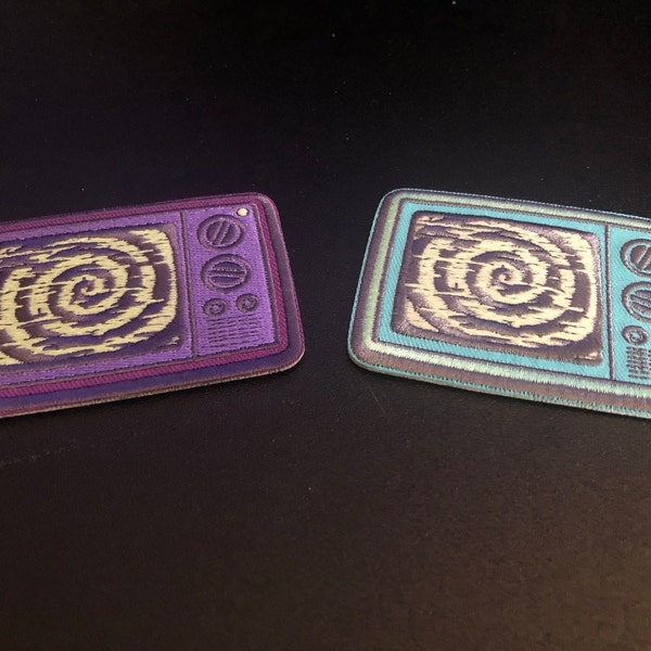 Hypno TV Glow in the Dark Fabric Patch - Etsy