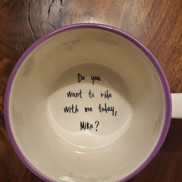 Bespoke Personalised Hidden Message Mug, Secret Message Cup ...