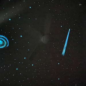 Glow in the Dark Outer Space Ceiling Mural beautiful Milky - Etsy