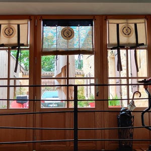 Cottage Valance Natural Beige or White Cotton Country French Curtain ...