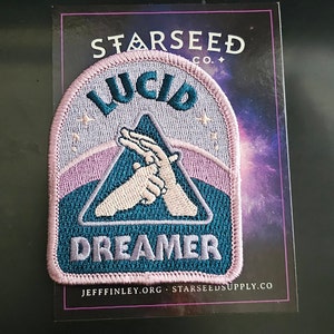 Lightworker Patch Metaphysical Fashion Accessory 3 Iron on Embroidered ...