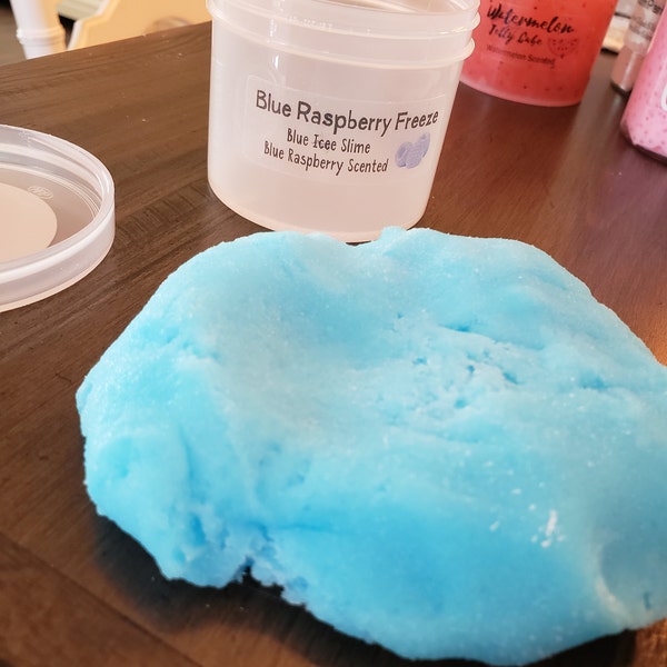 Blue Raspberry Freeze ~ Icee Slime ~ Scented Slime - Etsy