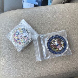 Military Thank You for Your Service Gold Challenge Coin - Etsy