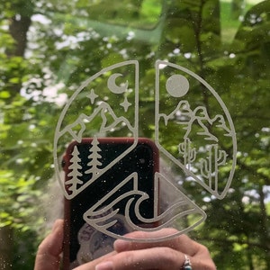 DECAL long Way Home Vinyl Decal Nature Decal Adventure Decal Car Window ...