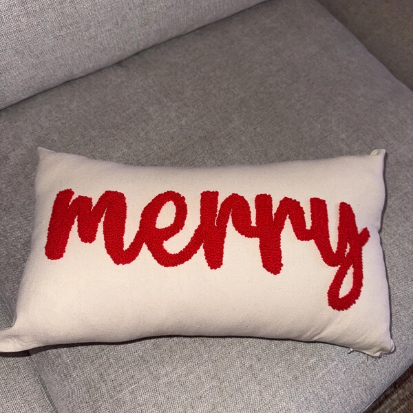 Custom Embroidered Pillow Personalized Gift, Home Decor, Anniversary ...