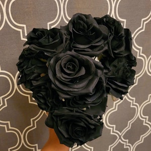 18 Stem Artificial Silk Rainbow Rose Flower Bush Bouquet for | Etsy