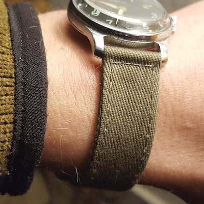 NATO® Canvas WWII 2pc Military Watchband Vintage Style Strap - Etsy