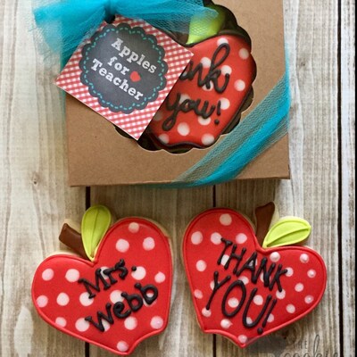 Apples for Teacher Printable Tags - Etsy