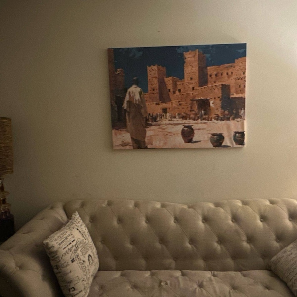 Al Biruni Canvas Wall Art, Islamic Star Gazing Art Print for Home Decor ...