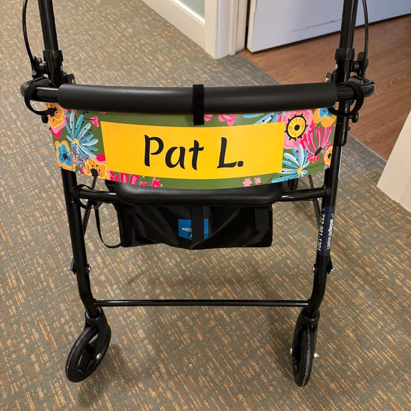 Personalized Wheelchair Accessory, Wheelchair Nametag, Personalized ...