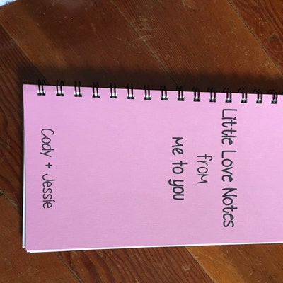 Love Notes, Love Notes Journal, Journal, Notebook, Personalized, Couple ...