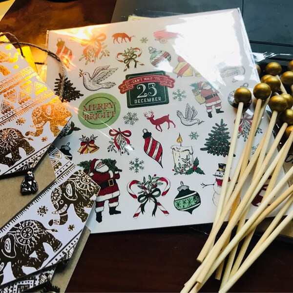 Paper Popcorn Garland, Vintage Style Christmas Tree Garland, Circus ...