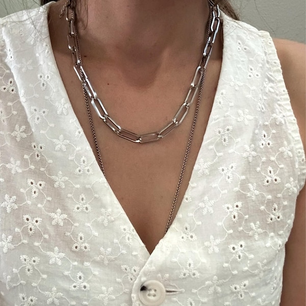 3mm Thin Gold Chain /18k Gold Plated / Curb Chain / Gold Layered Chains ...