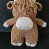 Highland Cow Knitting Machine Pattern PDF ONLY Addi Sentro - Etsy