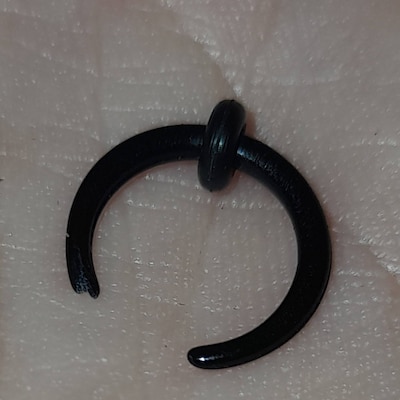 Septum Stretching Kit Black Acrylic Pincher Kit Septum & Ear Gauging ...