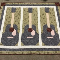 Acoustic Guitar Quilt Block PDF Pattern - Etsy Canada