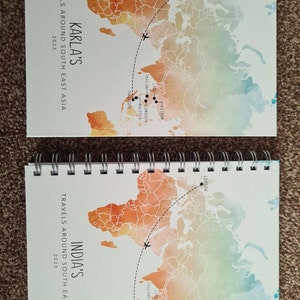 Custom Map Alaska Cruise Travel Journal Personalised A5 - Etsy