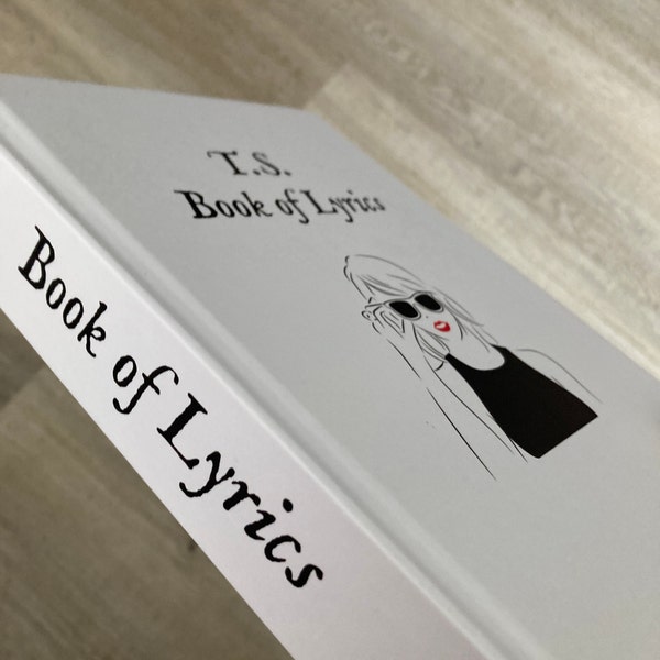 Lyric Book TS, the Entire Collection, Coffee Table Book, Booktok ...