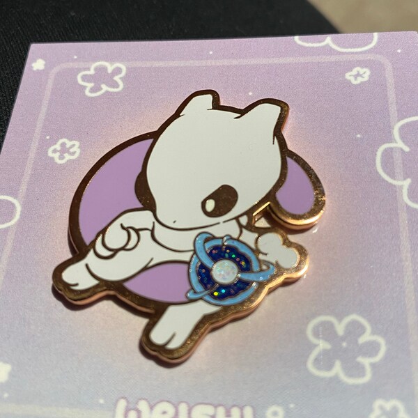 Mew & Mewtwo Enamel Pin - Etsy