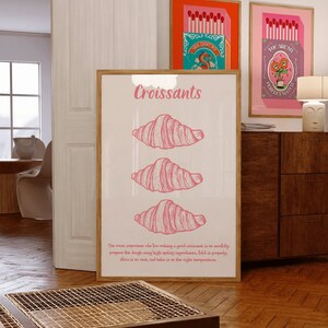 Okie Doke Print Mid Century Print Aesthetic Wall Art Trendy Pink Print ...