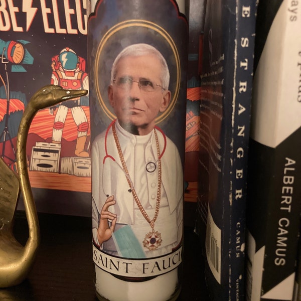 DR FAUCI Saint Fauci Celebrity Prayer Candle Gift - Etsy